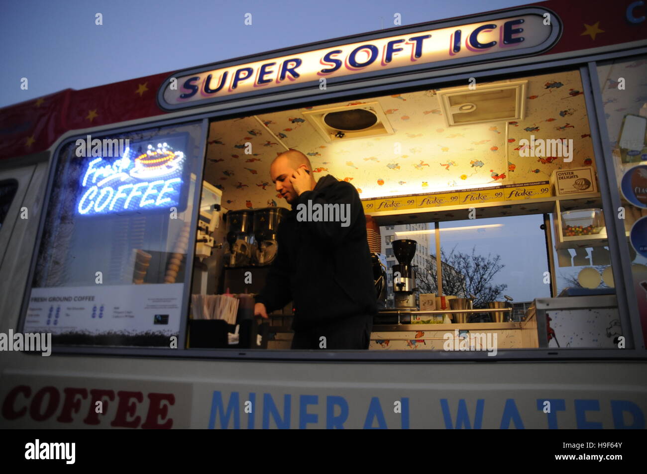 Soft Ice Ice Cream Van High Resolution Stock Photography and Images - Alamy