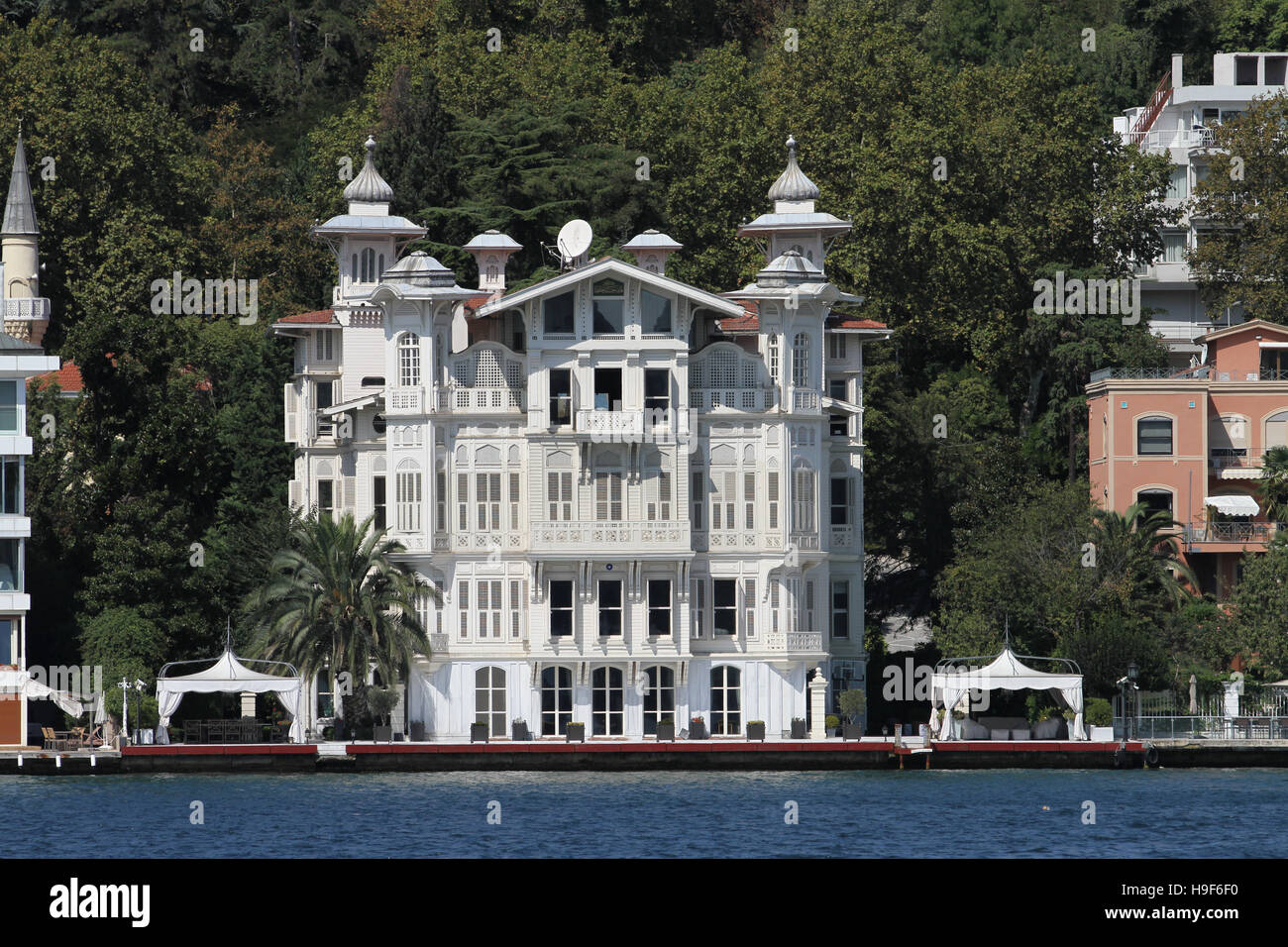 Building in Bosphorus Strait, Istanbul City, Turkey Stock Photo - Alamy
