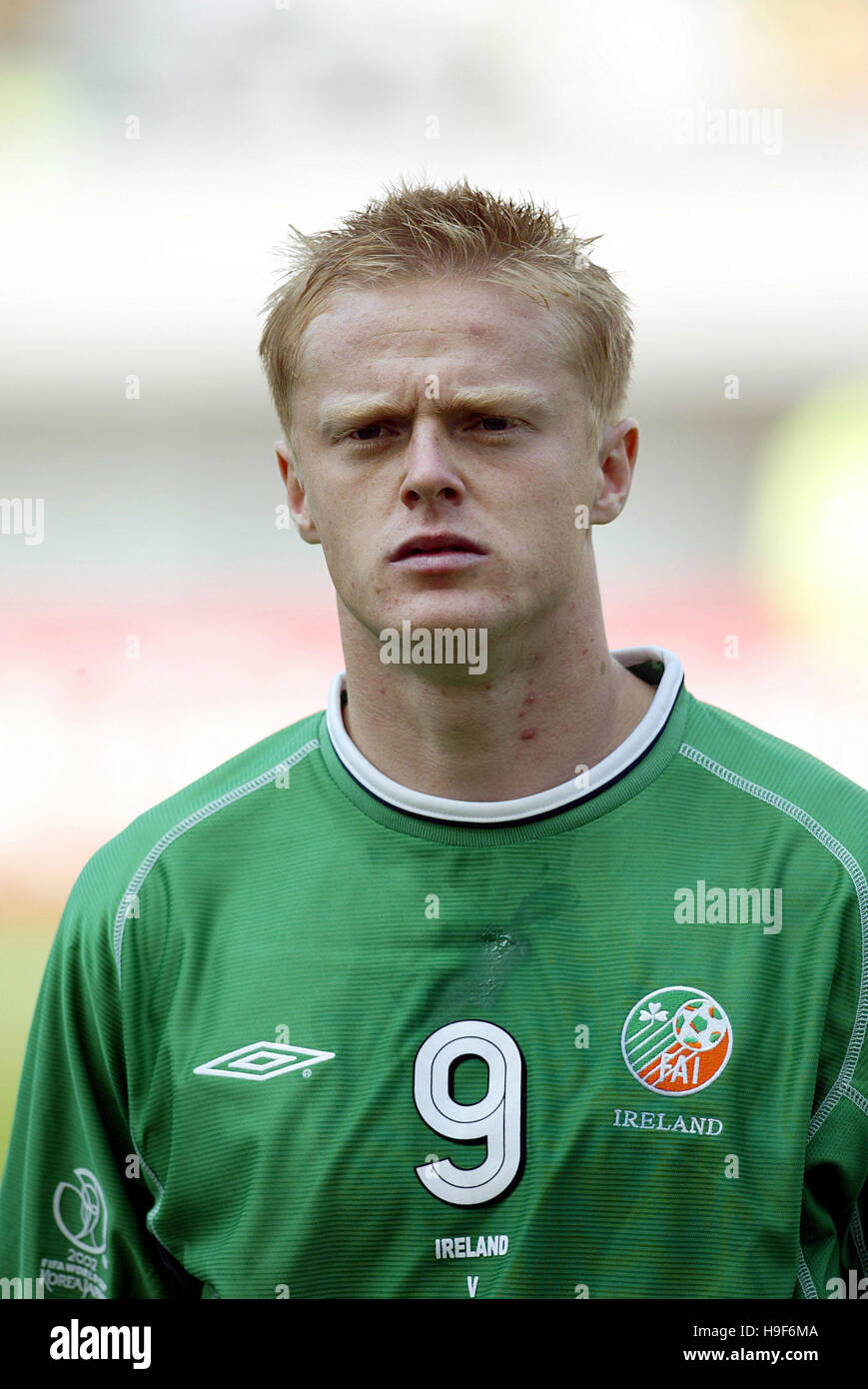 DAMIEN DUFF REPUBLIC OF IRELAND. NIIGATA STADIUM NIIGATA JAPAN 01 June ...