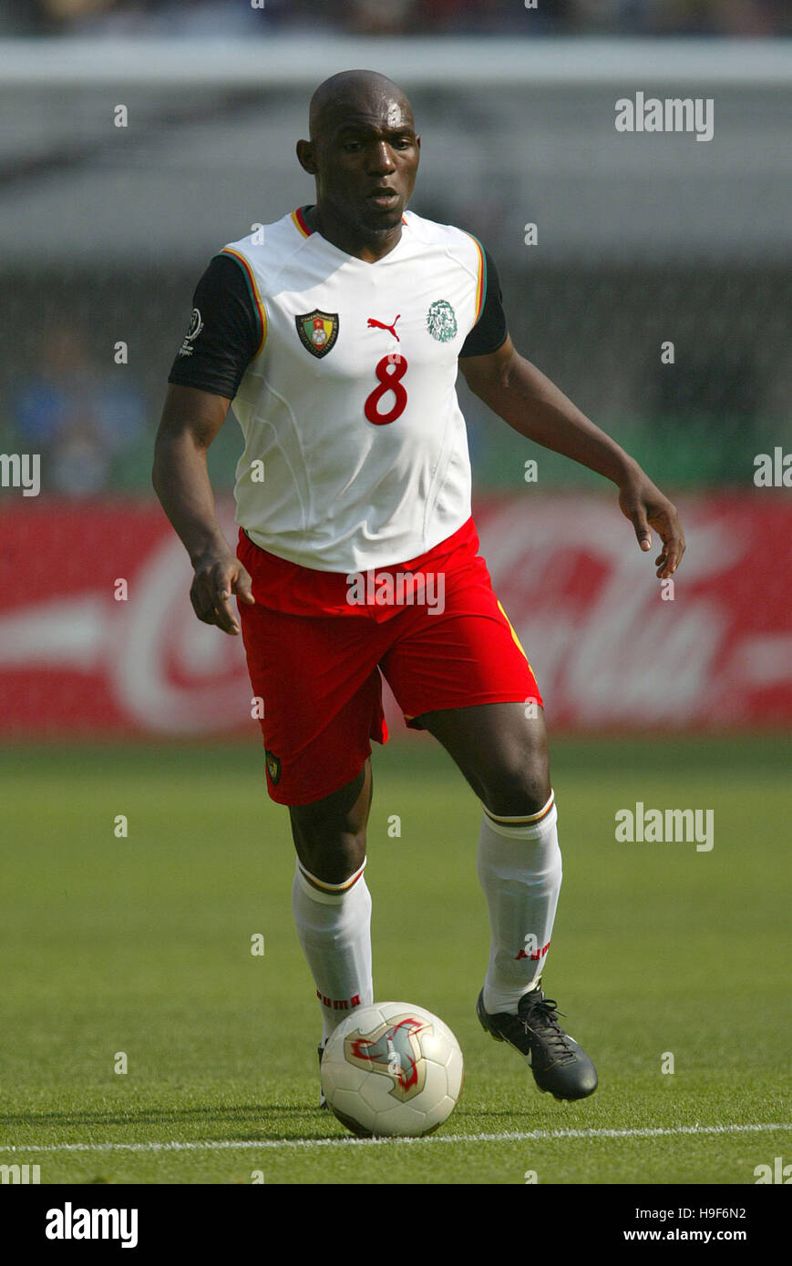GEREMI NJITAP CAMEROON & REAL MADRID FC NIIGATA STADIUM NIIGATA JAPAN ...