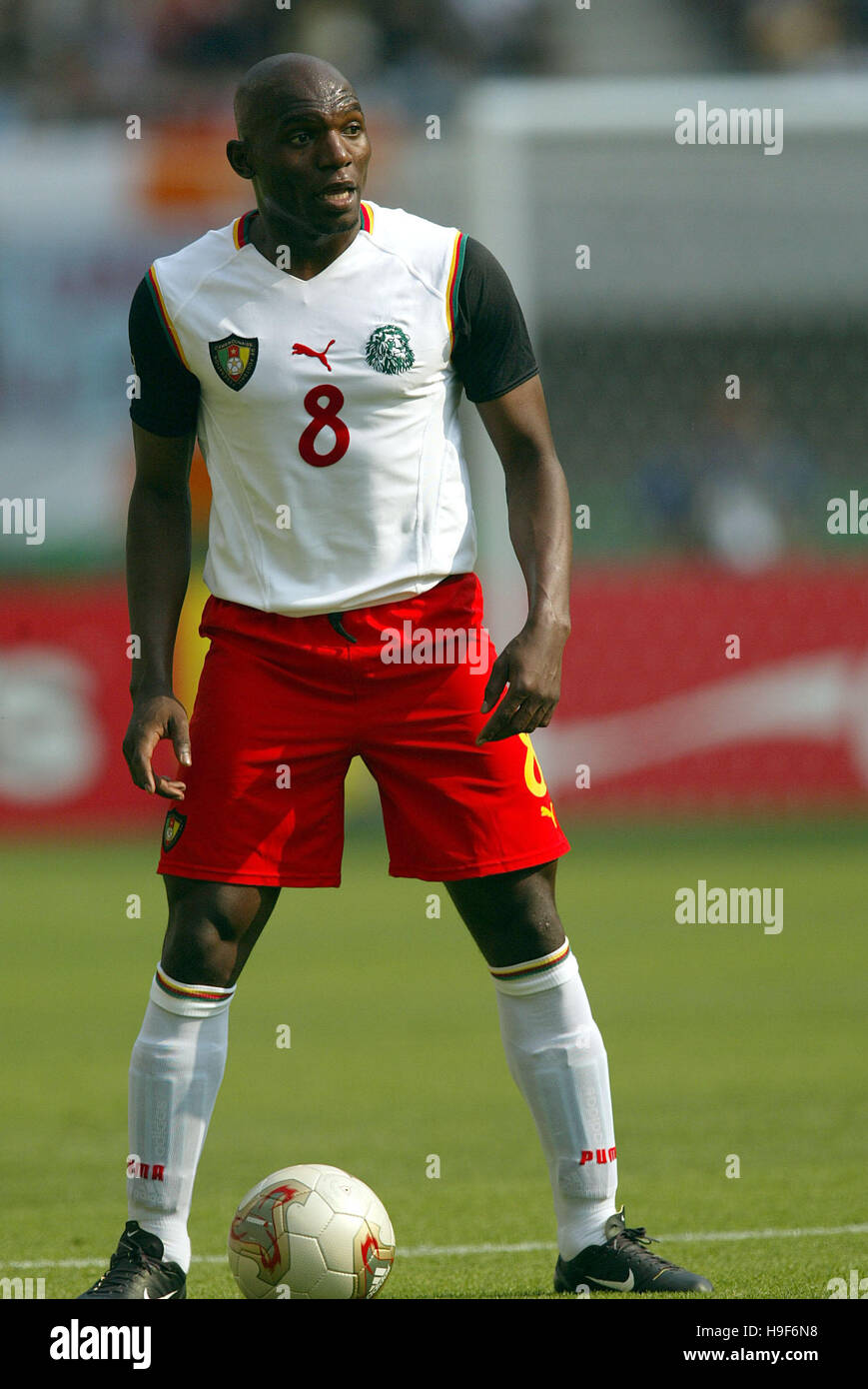GEREMI NJITAP CAMEROON & REAL MADRID FC NIIGATA STADIUM NIIGATA JAPAN ...