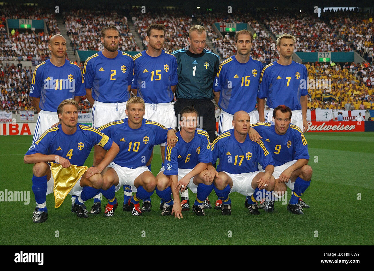SWEDEN ENGLAND V SWEDEN 2002 SAITANA SAITANA JAPAN 02 June 2002 Stock ...