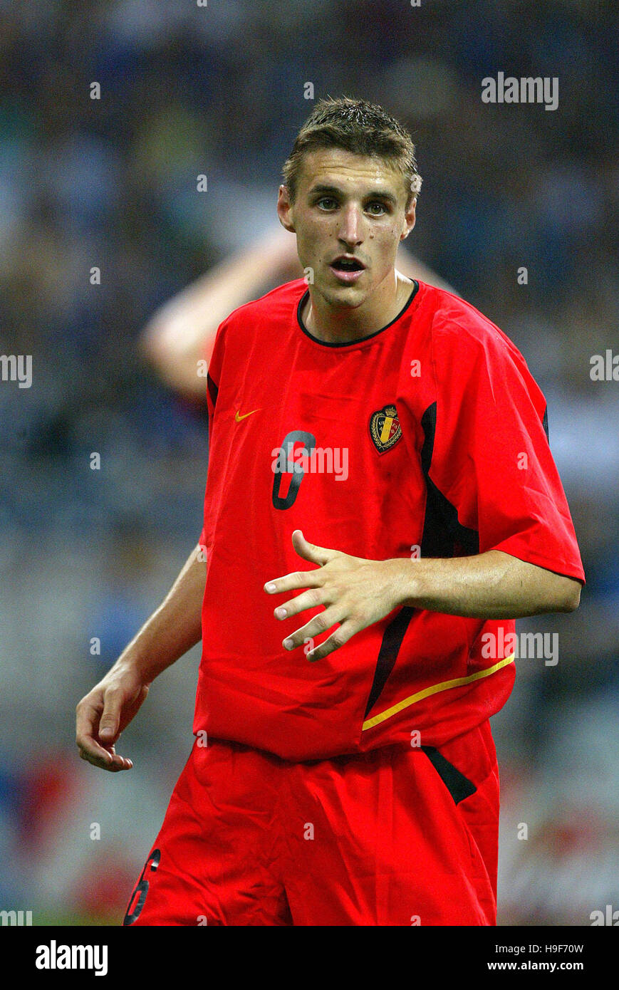 TIMMY SIMONS BELGIUM SAITAMA SAITAMA JAPAN 04 June 2002 Stock Photo - Alamy