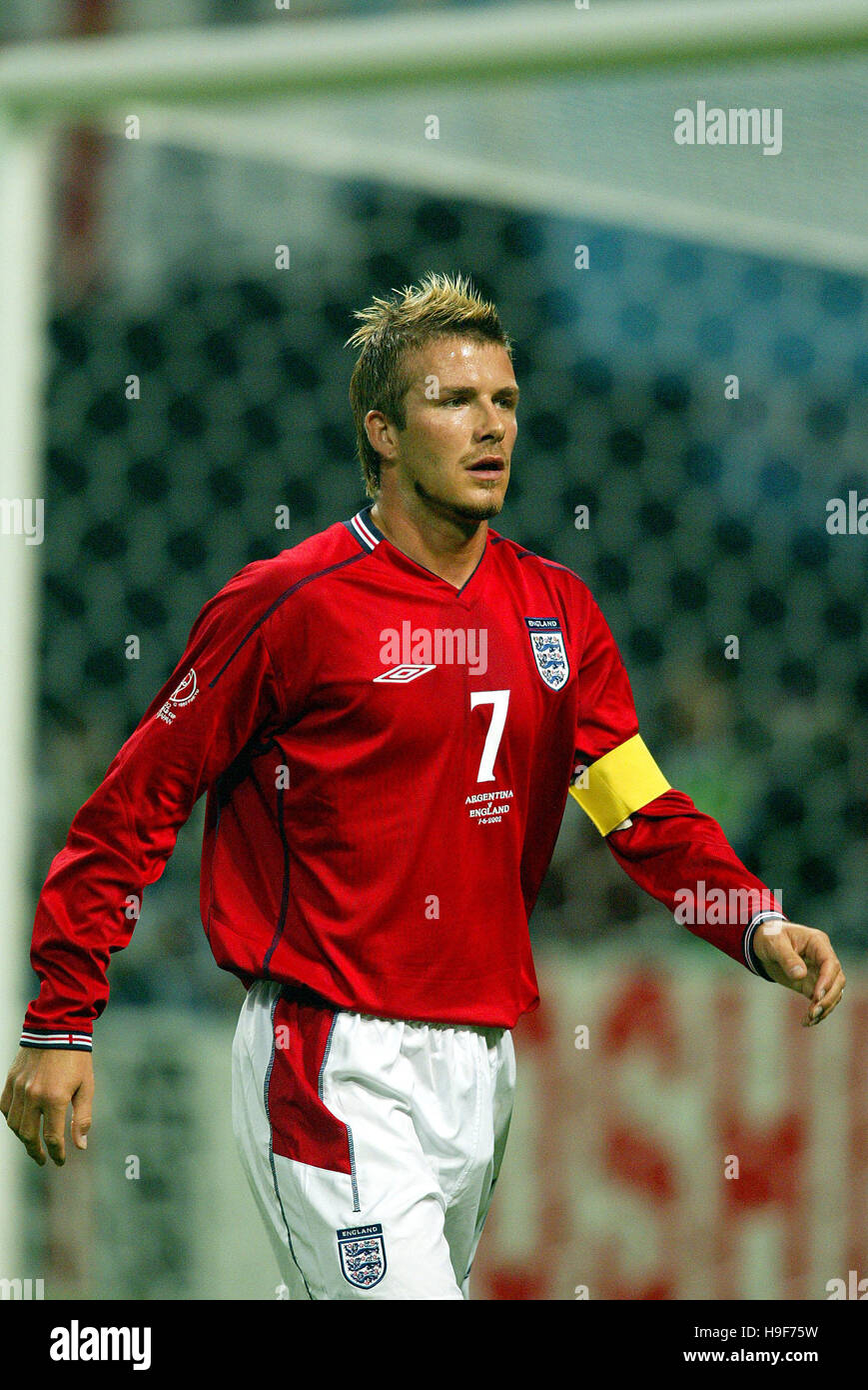 DAVID BECKHAM ENGLAND & MANCHESTER UNITED FC SAPPORO STADIUM SAPPORO ...