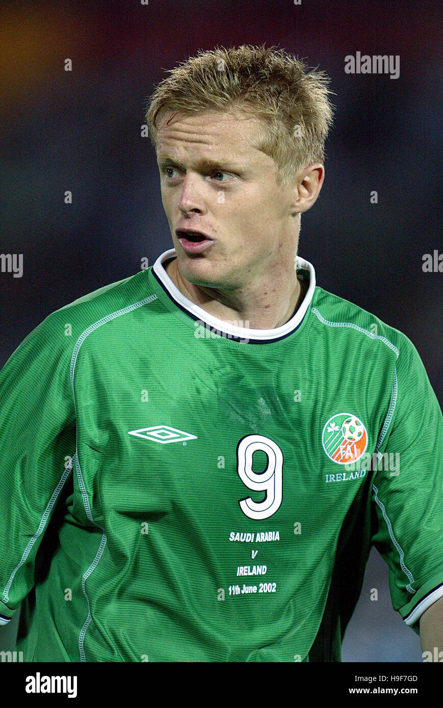 DAMIEN DUFF REPUBLIC OF IRELAND YOKOHAMA STADIUM YOKOHAMA JAPAN 11 June ...