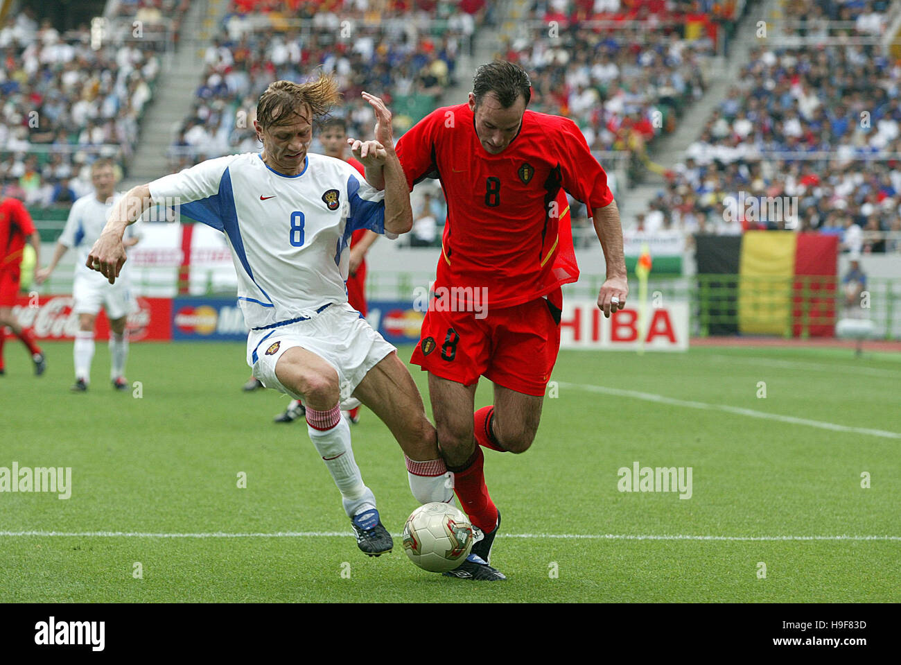VALERY KARPIN & BART GOOR BELGIUM V RUSSIA ECOPA STADIUM SHIZUOKA JAPAN ...
