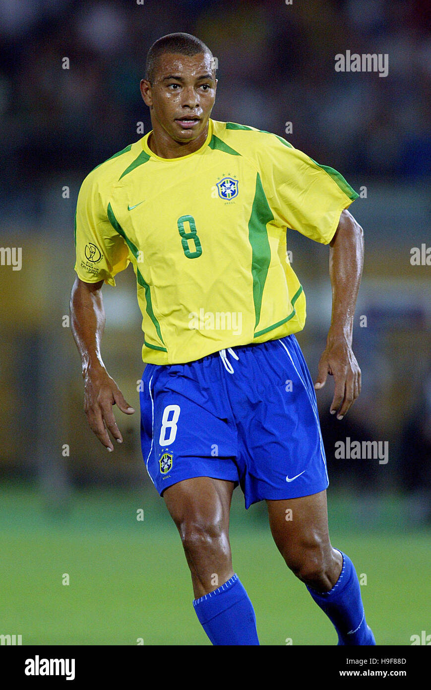 GILBERTO SILVA BRAZIL INTERNATIONAL STADIUM YOKOHAMA JAPAN 30 June 2002 ...