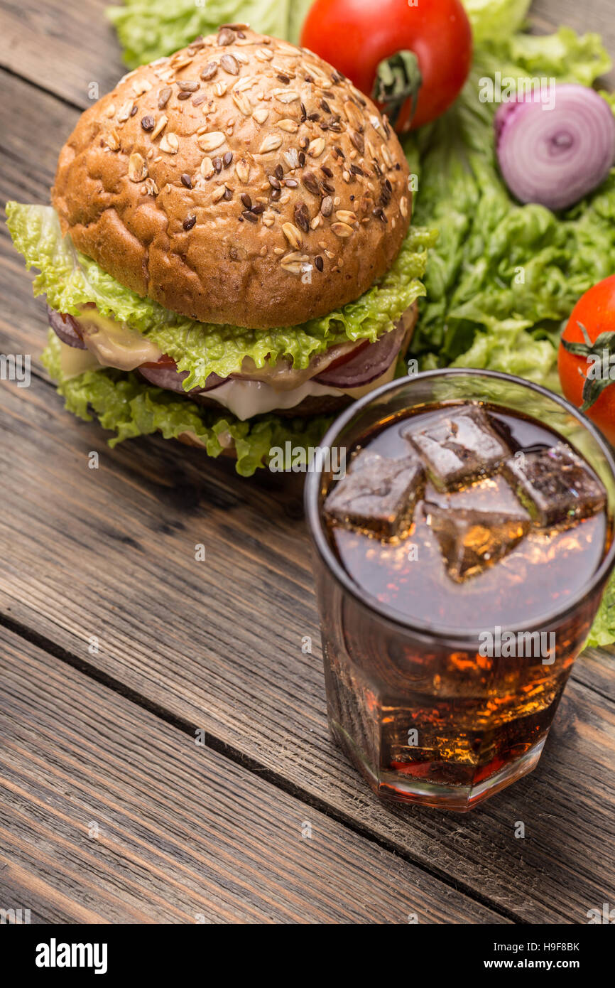 Fast food menu Stock Photo - Alamy