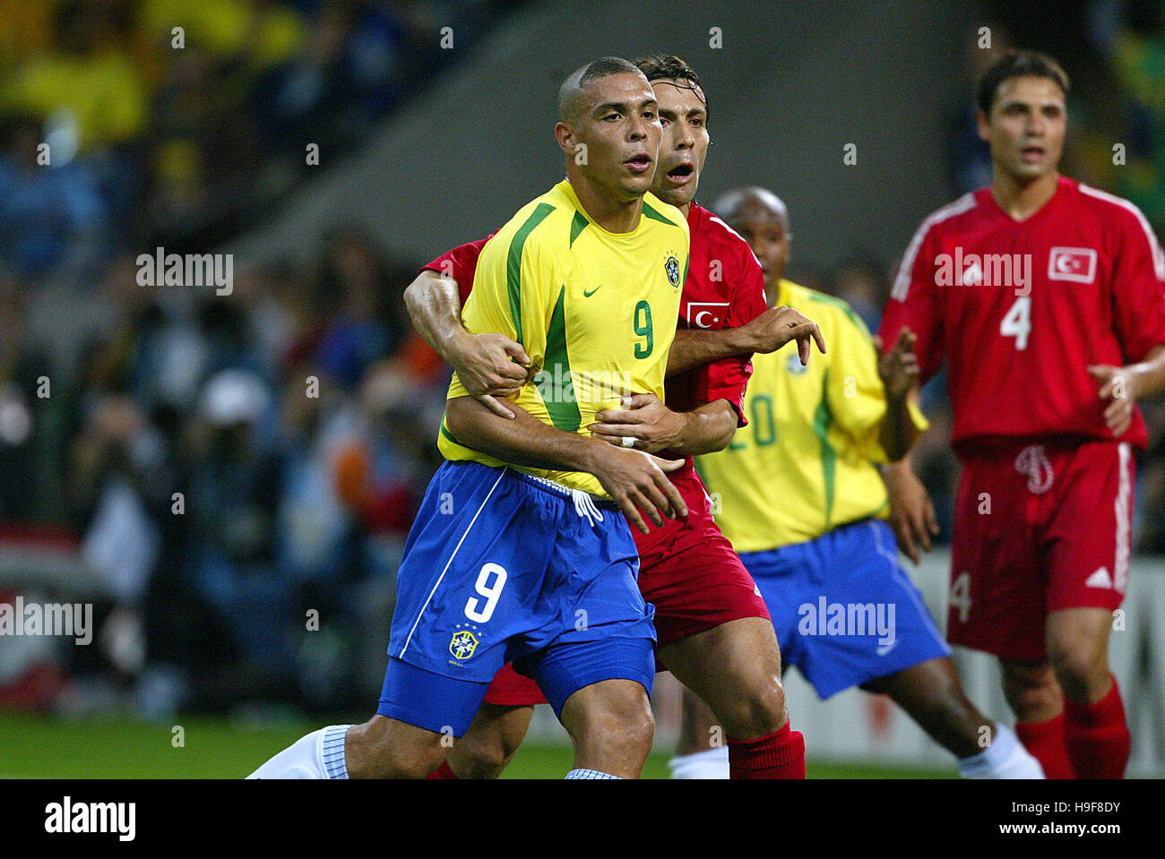RONALDO & BULENT KORKMAZ BRAZIL V TURKEY SAITAMA STADIUM SAITAMA JAPAN ...