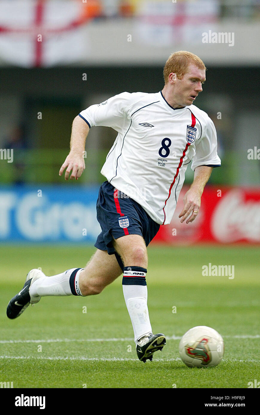 PAUL SCHOLES ENGLAND & MANCHESTER UNITED FC SHIZUOKA STADIUM ECOPA ...