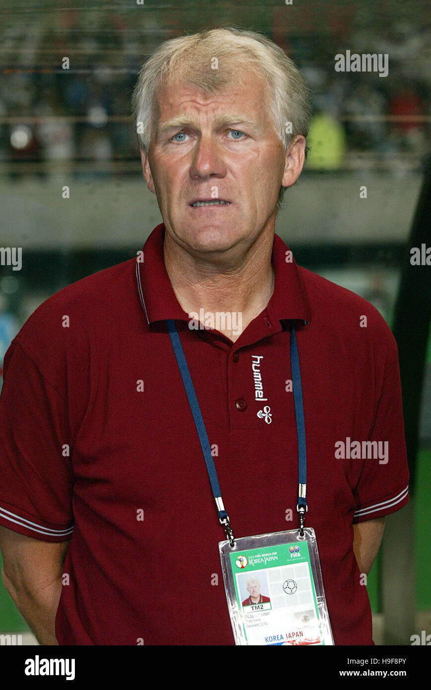 MORTEN OLSEN DENMARK MANAGER NIIGATA STADIUM BIG SWAN NIIGATA JAPAN 15 ...