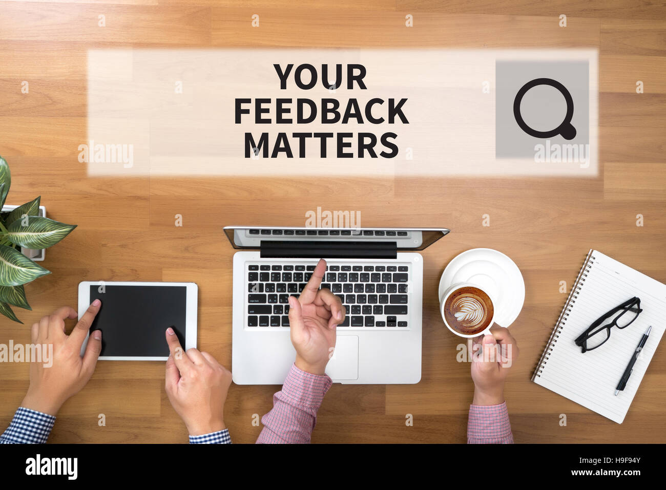 YOUR FEEDBACK MATTERS Stock Photo - Alamy