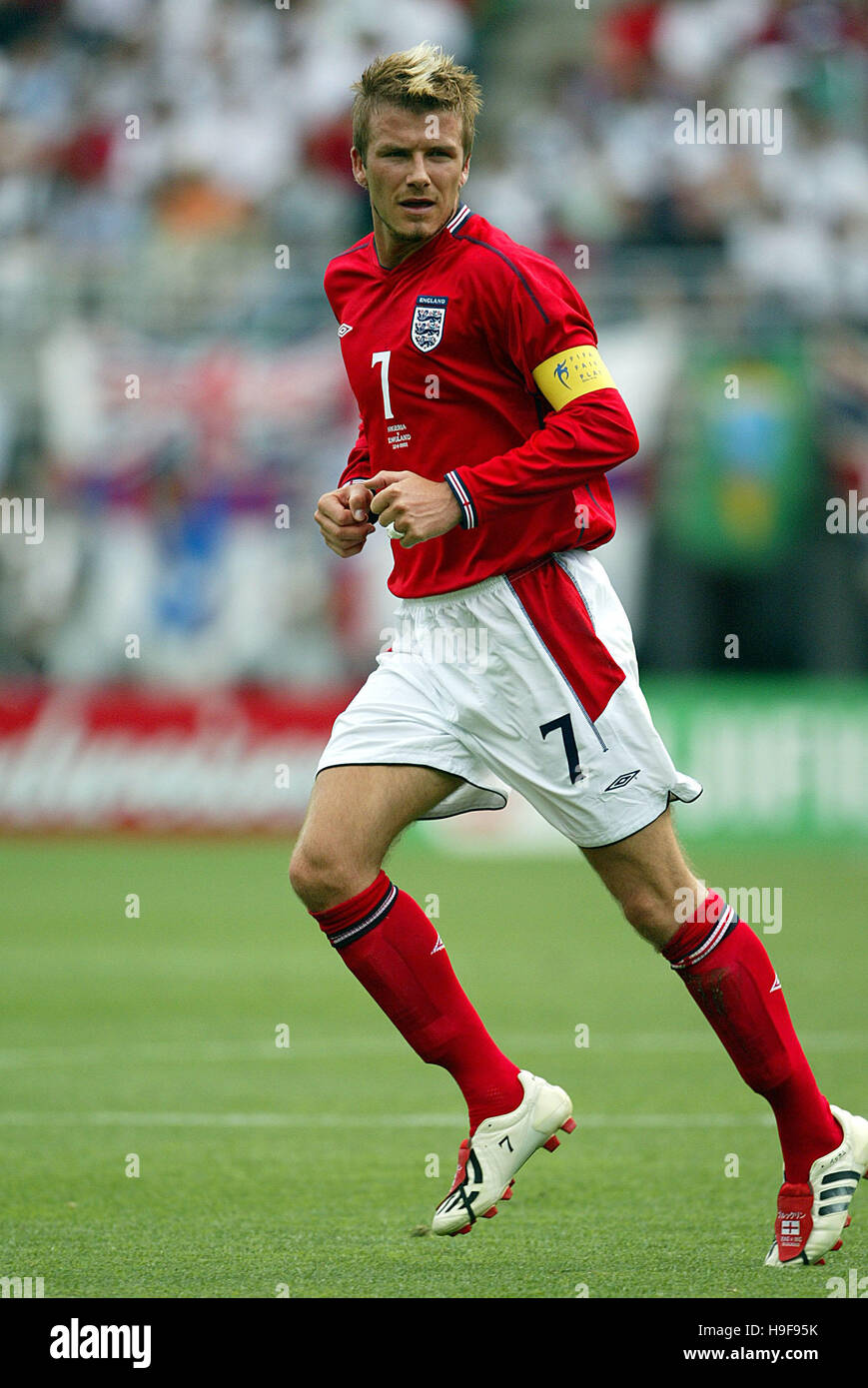 David beckham england 2002 japan hi-res stock photography David beckham england 2002 japan hi-res stock photography