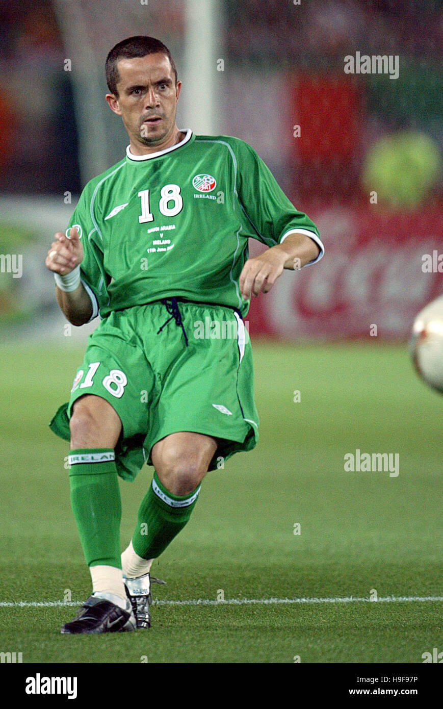 GARY KELLY REPUBLIC OF IRELAND INTERNATIONAL STADIUM YOKOHAMA JAPAN 11 ...