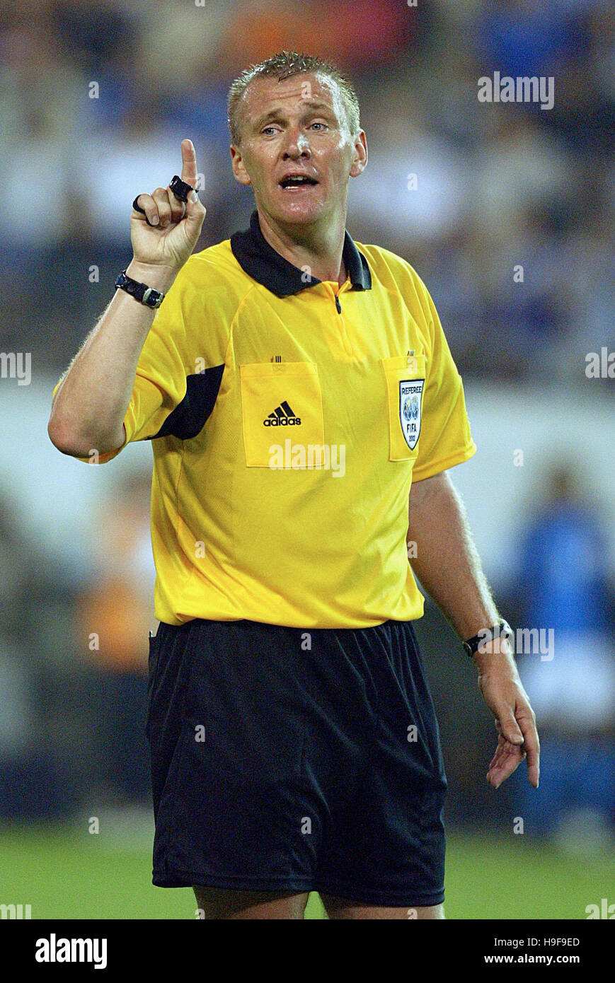 GRAHAM POLL FIFA REFEREE IBARAKI KASHIMA STADIUM IBARAKI JAPAN 08 June ...