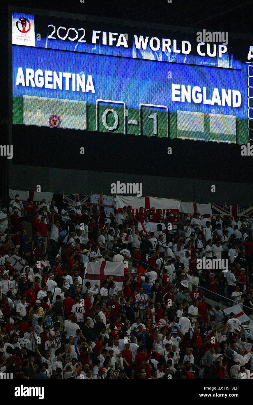 SCOREBOARD. ENGLAND V ARGENTINA SAPPORO DOME SAPPORO JAPAN 07 June 2002 ...