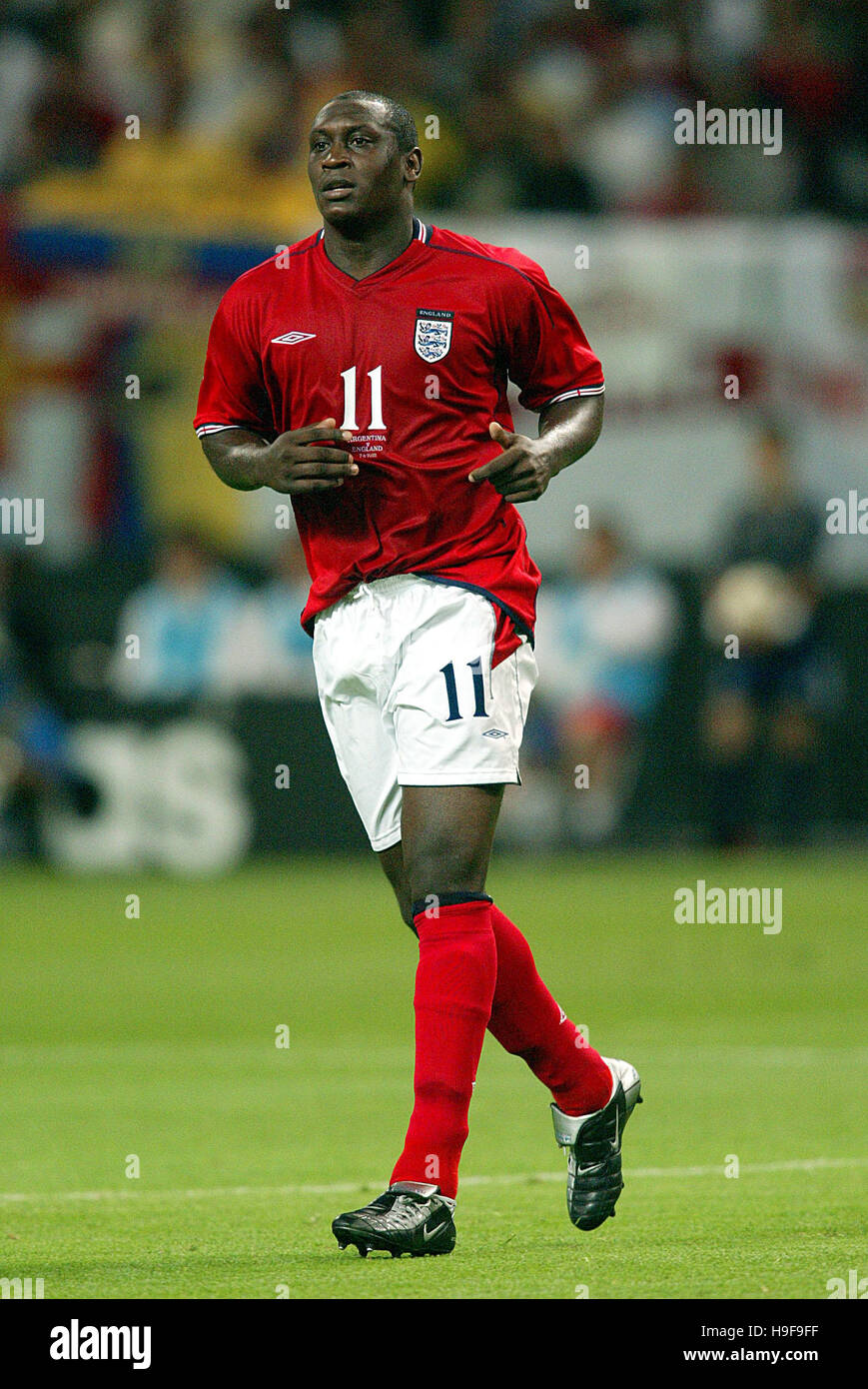 EMILE HESKEY ENGLAND & LIVERPOOL FC SAPPORO DOME SAPPORO JAPAN 07 June ...