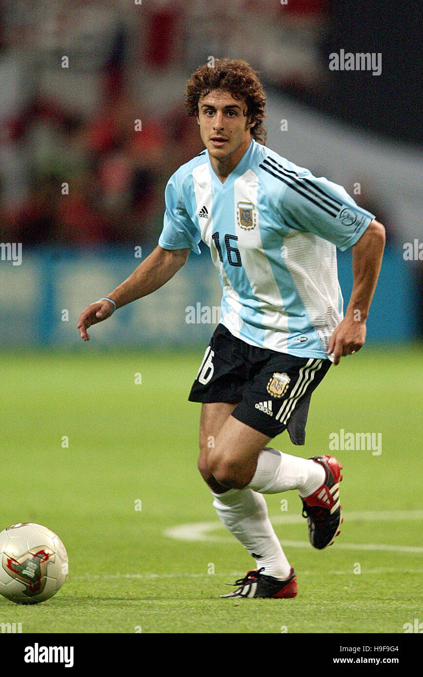 Pablo aimar is for the ball by High Resolution Stock Photography and ...