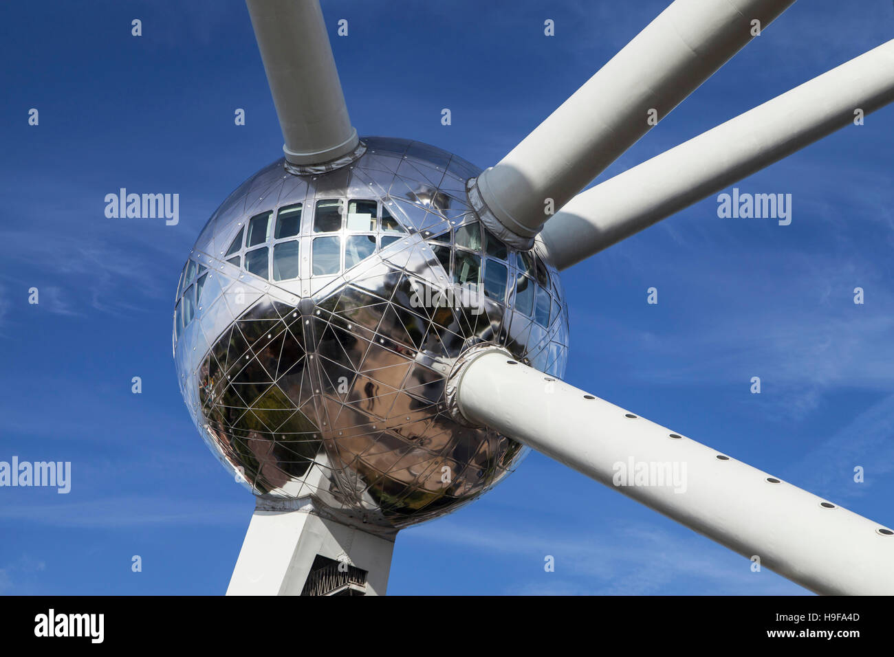 Sphere of the Atomium in Brussels, Belgium Stock Photo - Alamy