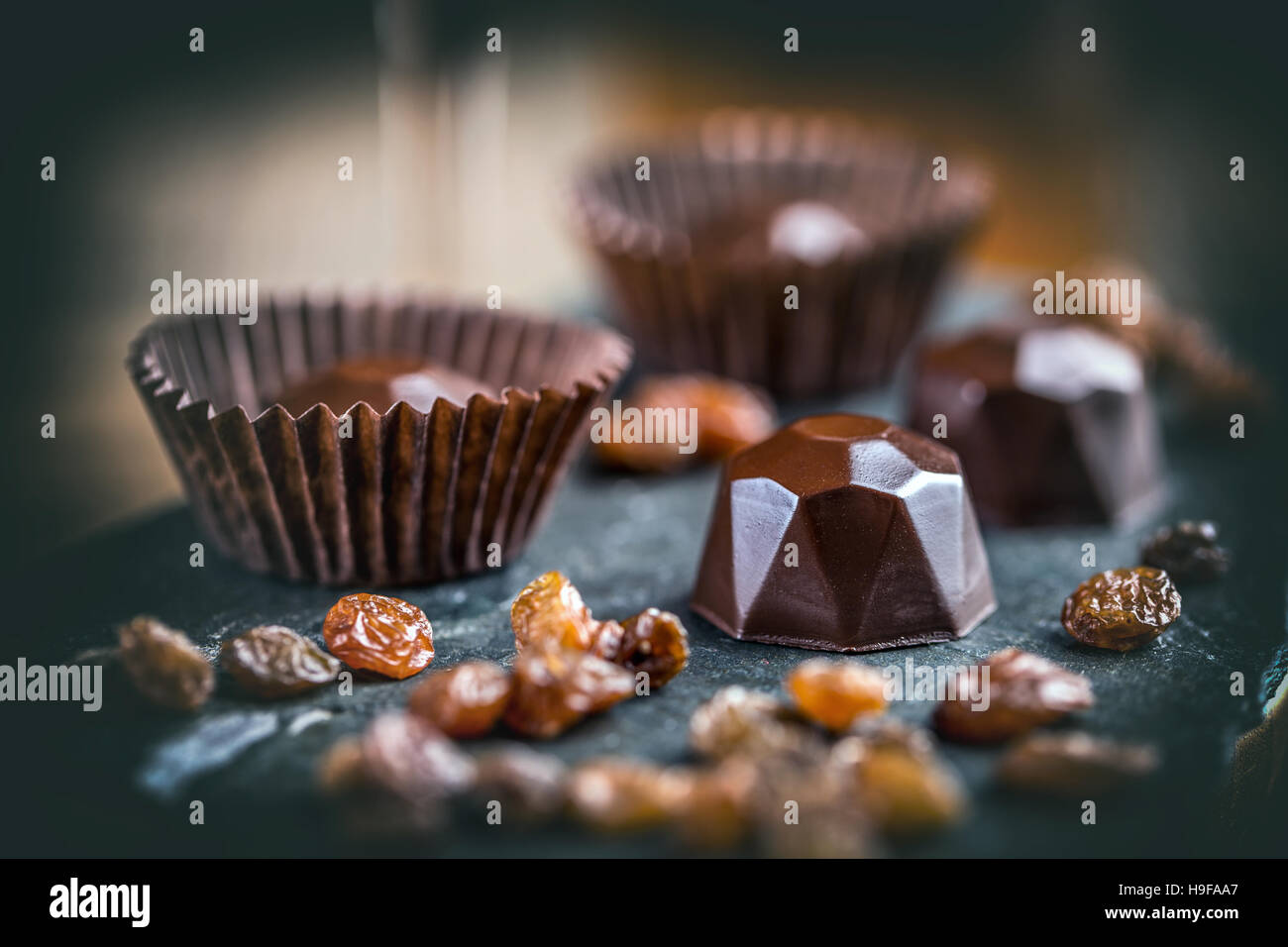 Delicious chocolate pralines Stock Photo - Alamy