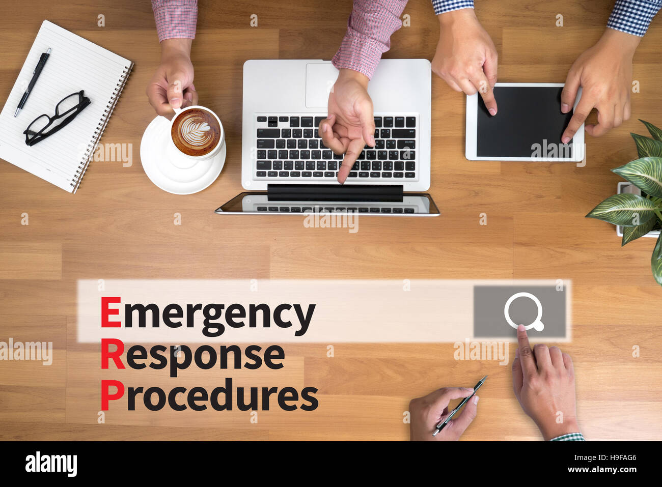 ERP as Emergency Response Procedures Stock Photo - Alamy