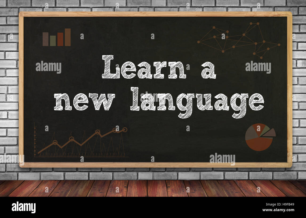 Learn a new language Stock Photo - Alamy
