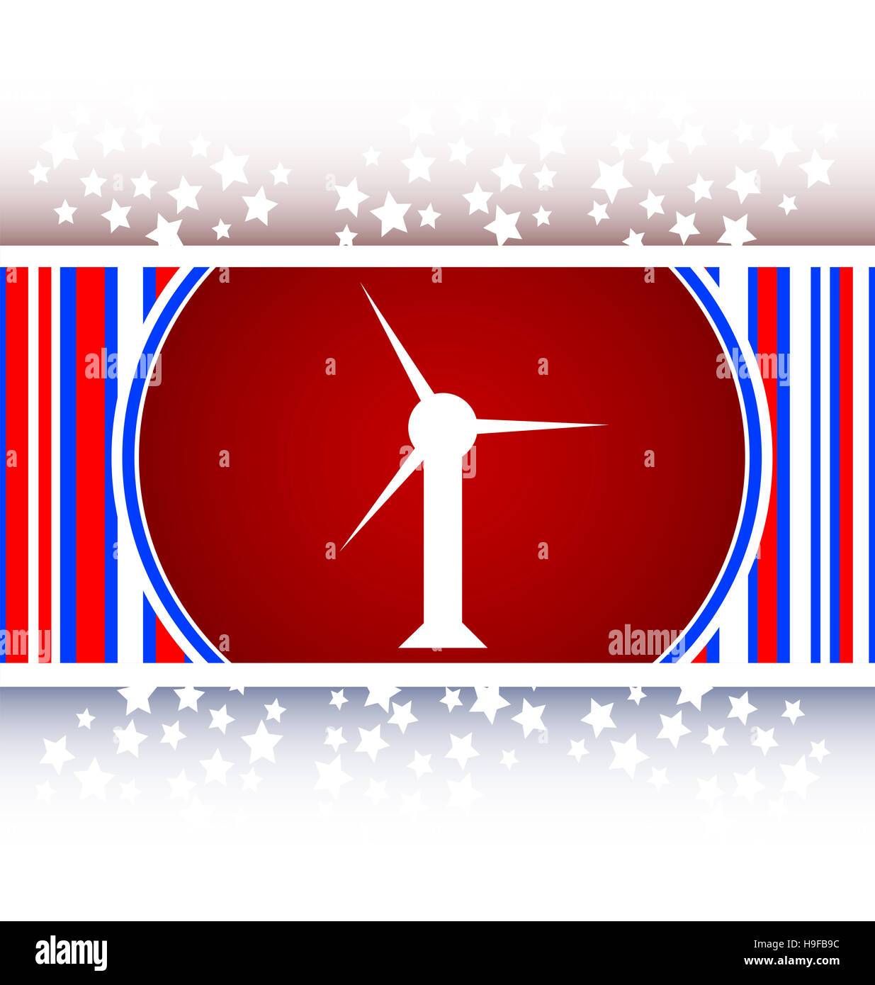 wind turbine icon, web button Stock Photo - Alamy