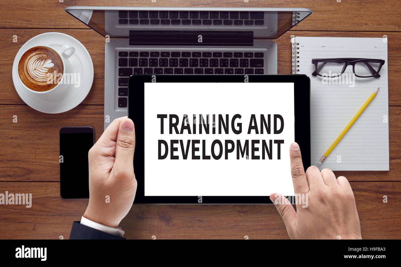 TRAINING & DEVELOPMENT CONCEPT Stock Photo - Alamy