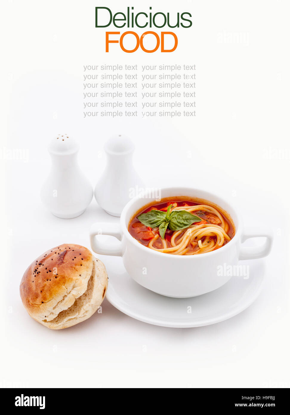 Italian minestrone mix vegetable Stock Photo - Alamy