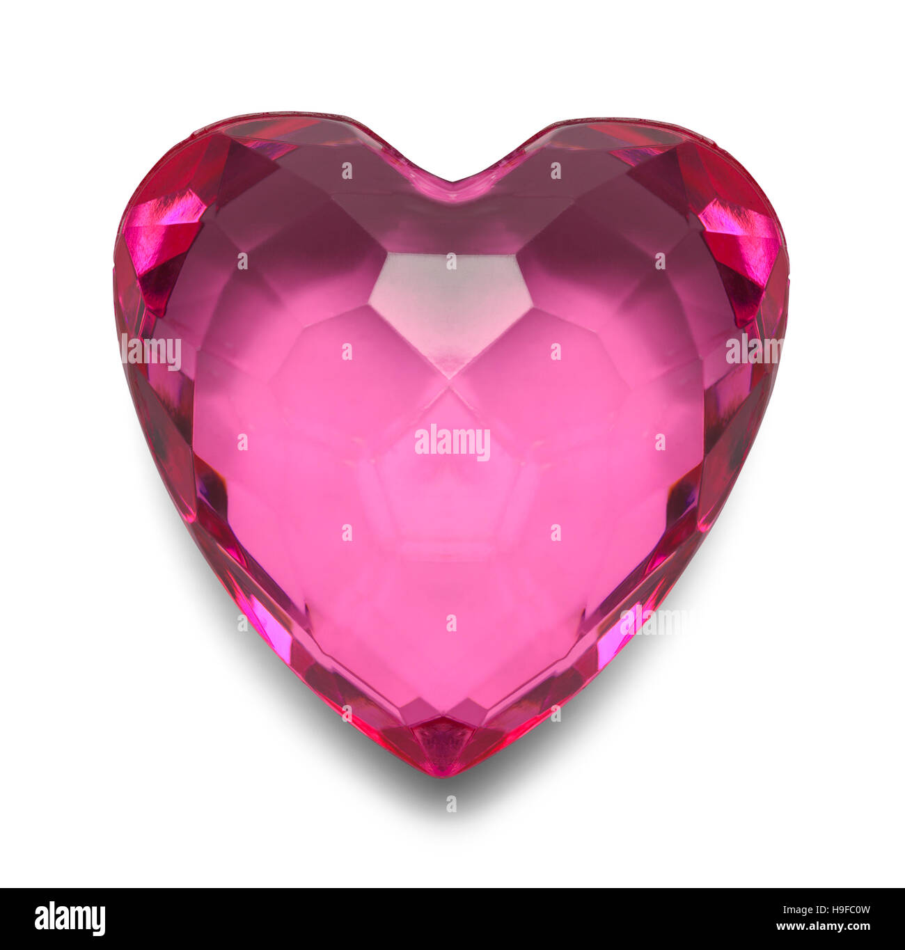 Pink Heart Diamond Background