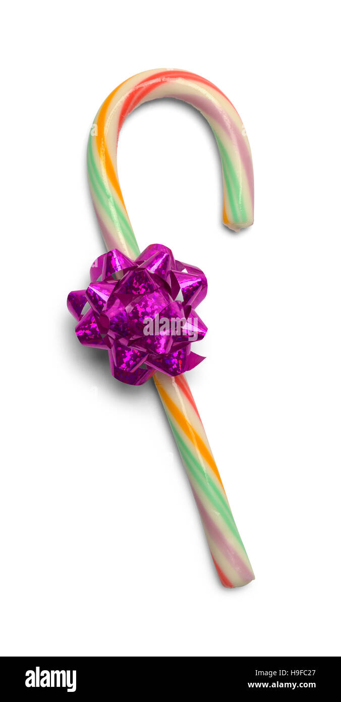 Candy cane on wrapped Cut Out Stock Images & Pictures - Alamy