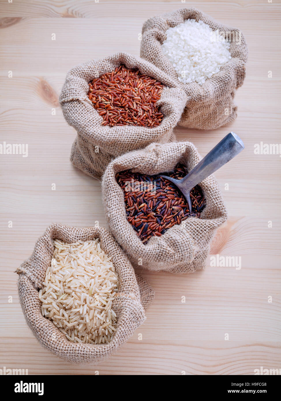 Mixed whole grain traditional thai rices best rices for healthy Stock ...