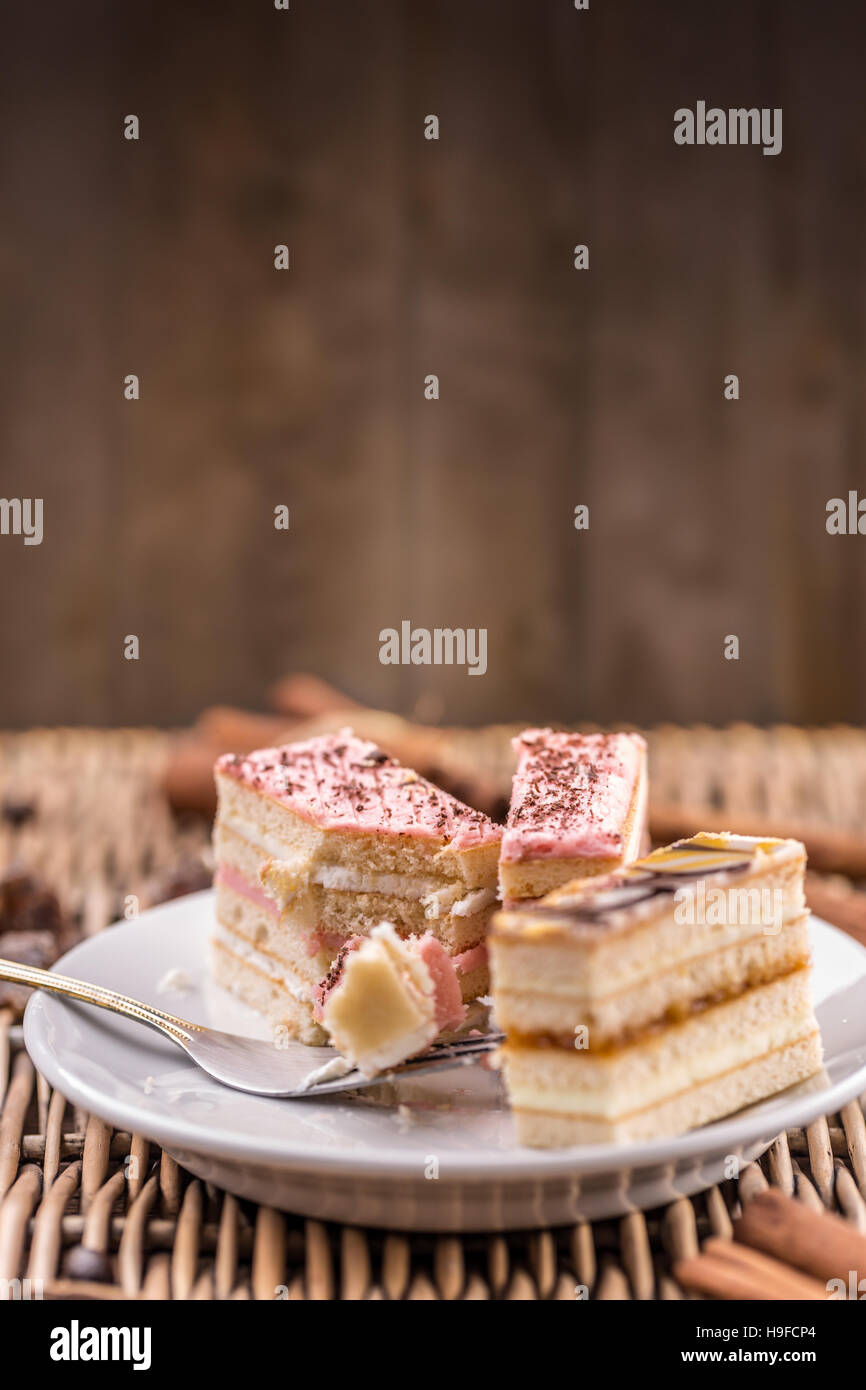 Layered mini cakes hi-res stock photography and images - Alamy