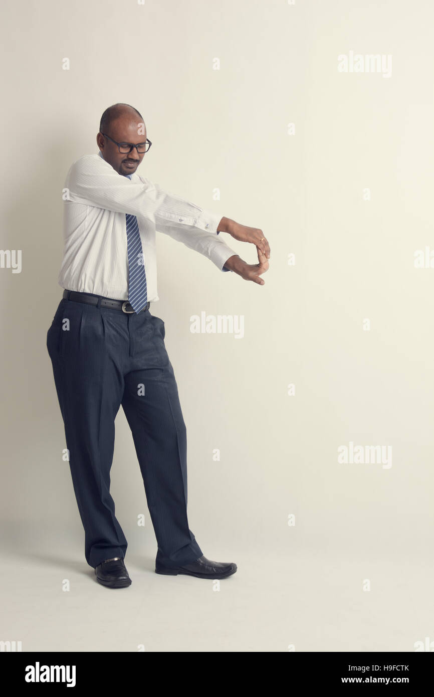 indian male businessman with stressful look Stock Photo - Alamy
