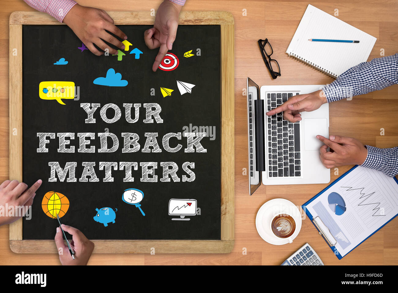 YOUR FEEDBACK MATTERS Stock Photo - Alamy