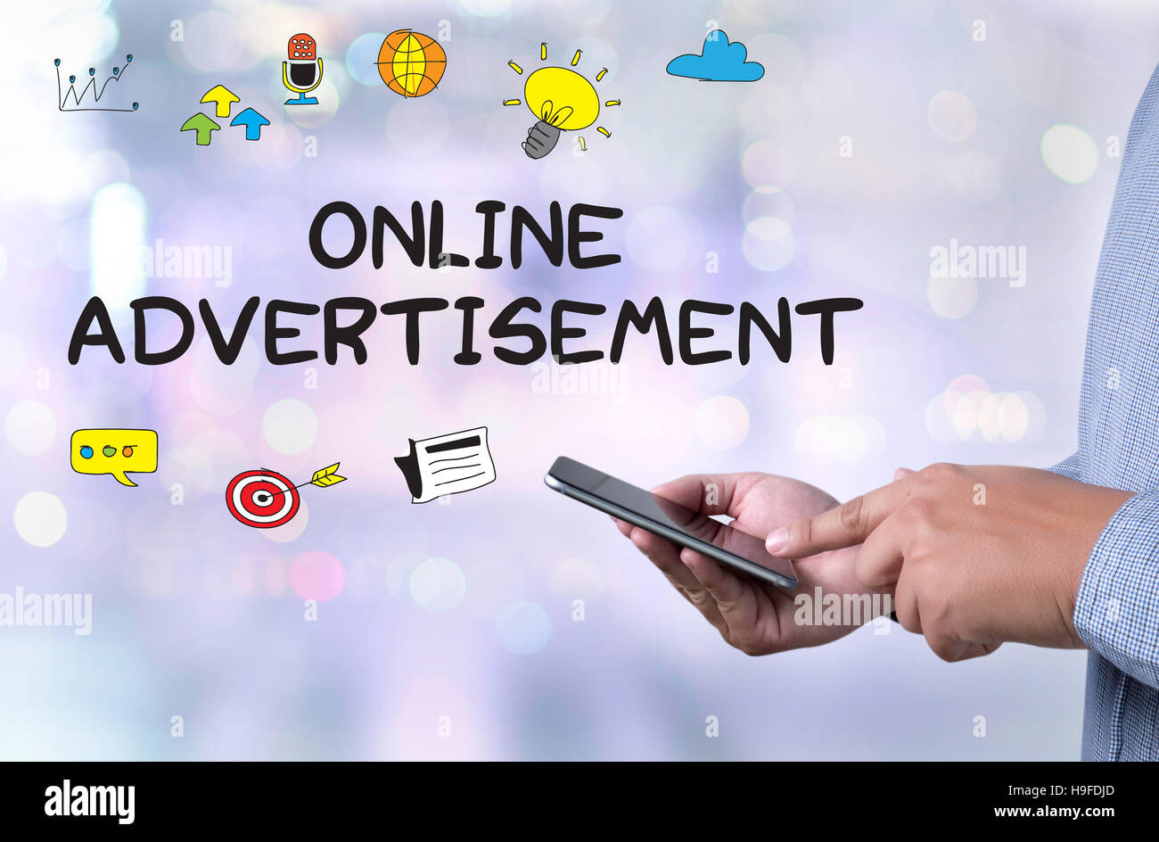 ONLINE ADVERTISEMENT Stock Photo - Alamy
