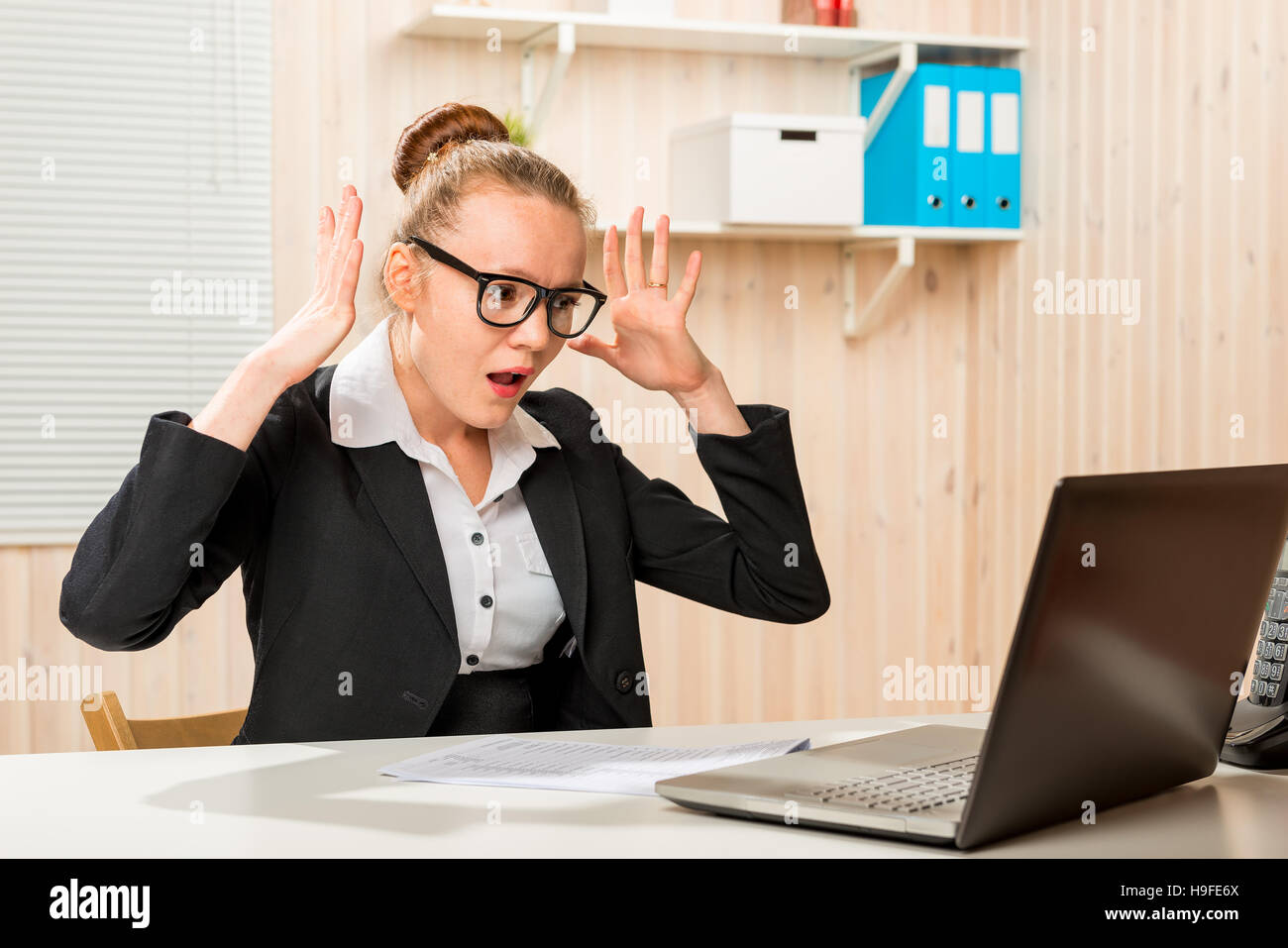 emotional upset accountant discovered the blunder in the program Stock ...