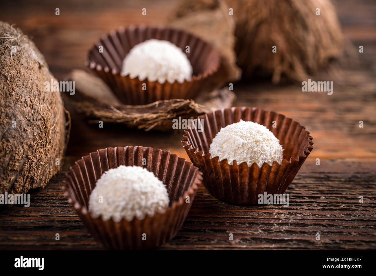 White chocolate candy Stock Photo - Alamy