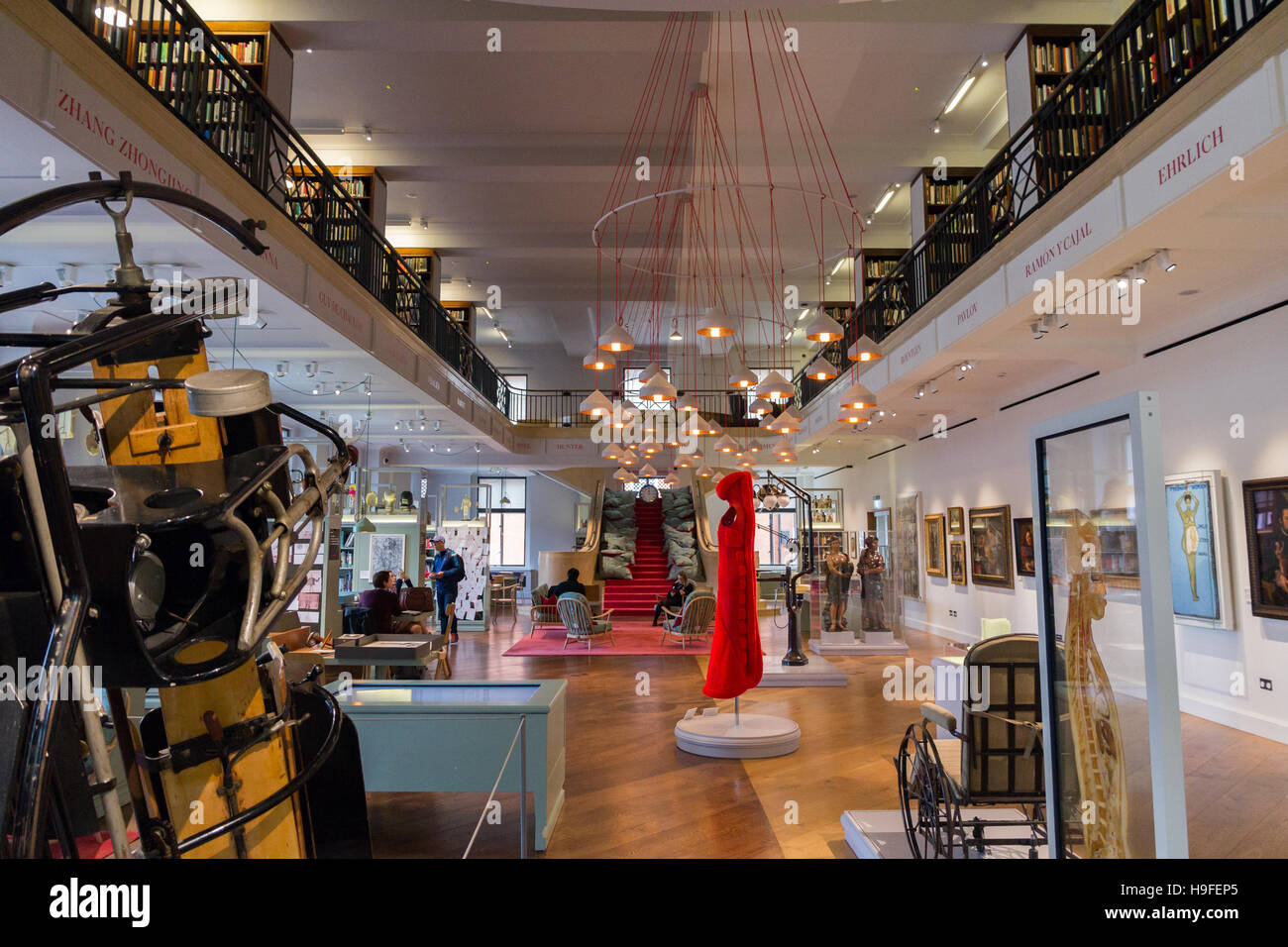 The interior of the Wellcome Library, London, England showcasing it's ...