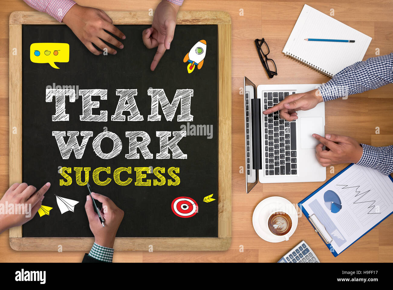 TEAMWORK SUCCESS CONCEPT Stock Photo - Alamy