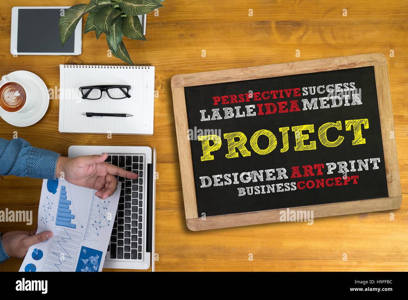 PROJECT business concept Stock Photo - Alamy