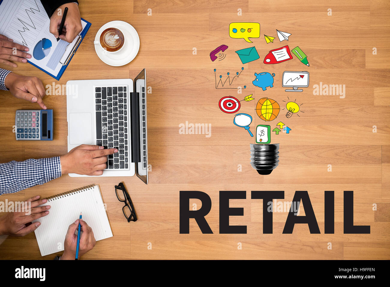 RETAIL ( Shopping Purchasing Capitalism Customer Stock Photo - Alamy