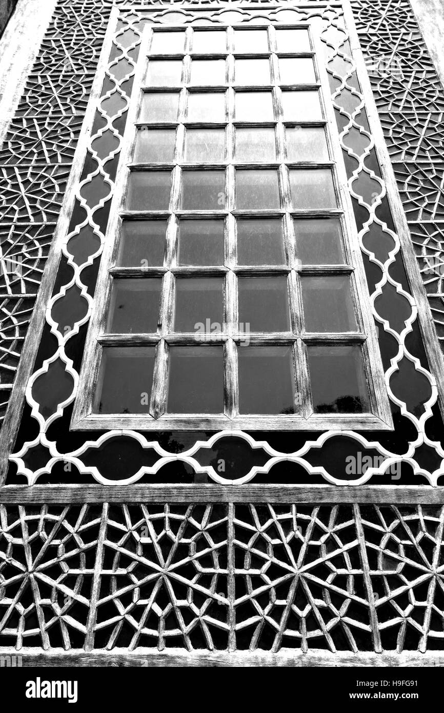 blur in iran shiraz the old persian architecture window and glass in ...
