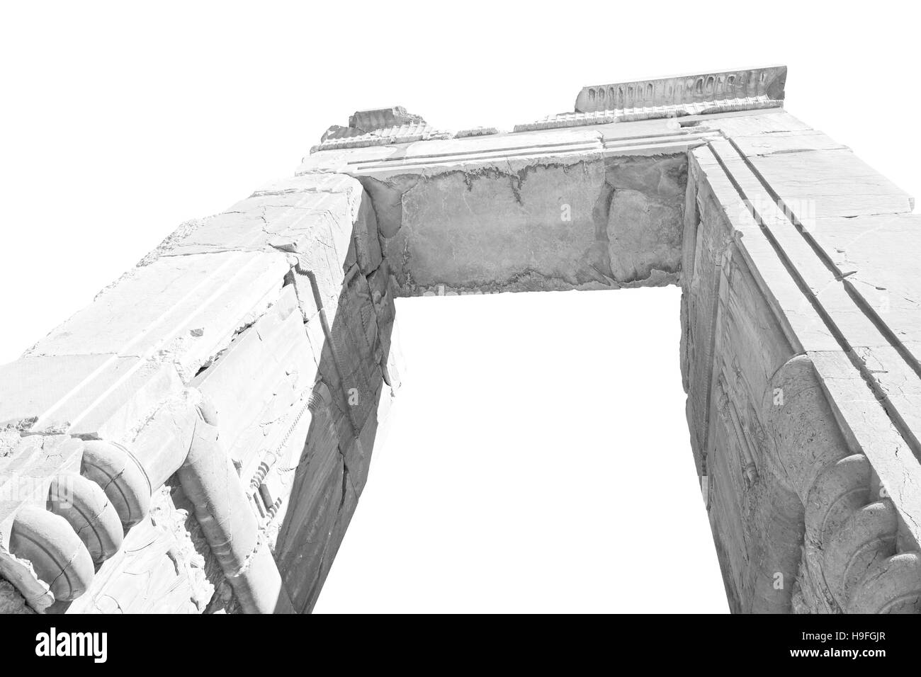 blur in iran persepolis the old ruins historical destination monuments ...