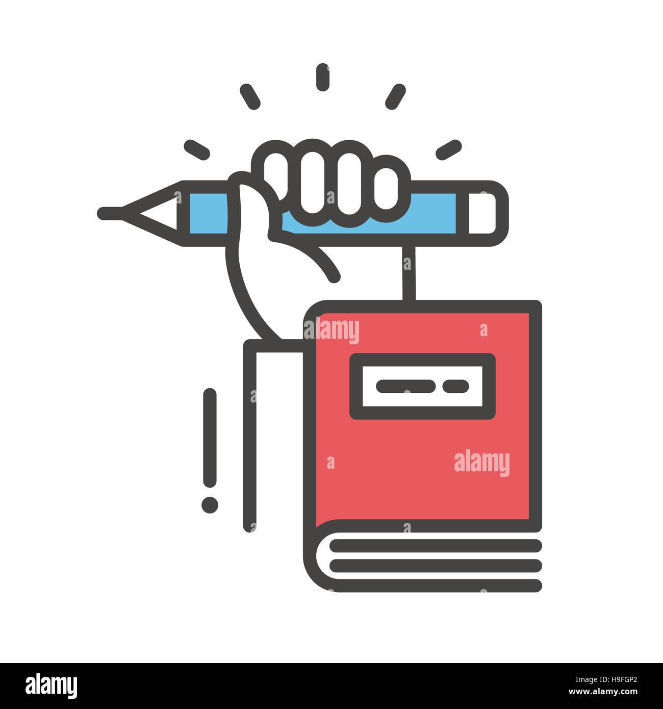 Education flat design single isolated icon Stock Vector Image & Art - Alamy