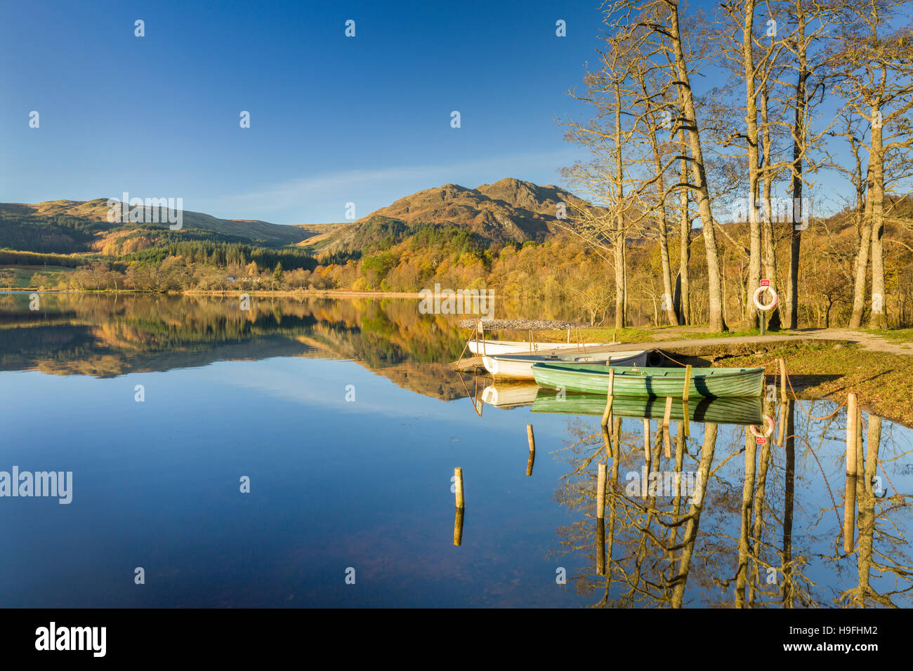 Ben Venue and Loch Achray Stock Photo - Alamy