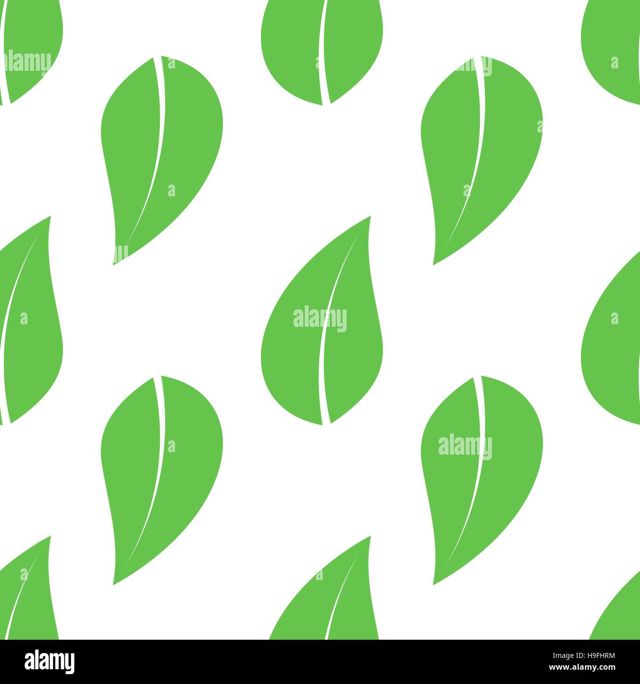 green seamless leaves Stock Vector Image & Art - Alamy