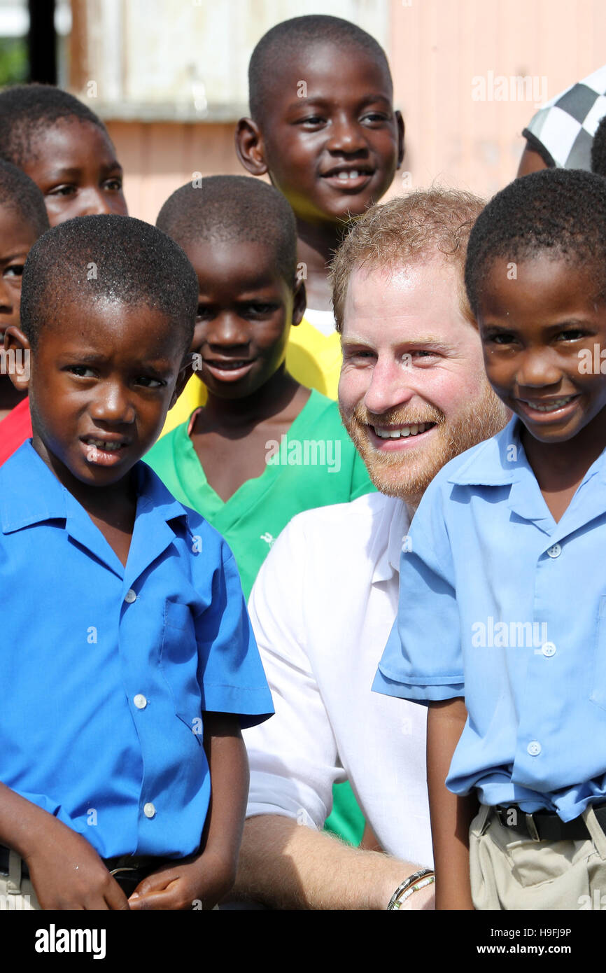 Prince Harry joins pupils at Holy Trinity primary school and nursery on ...