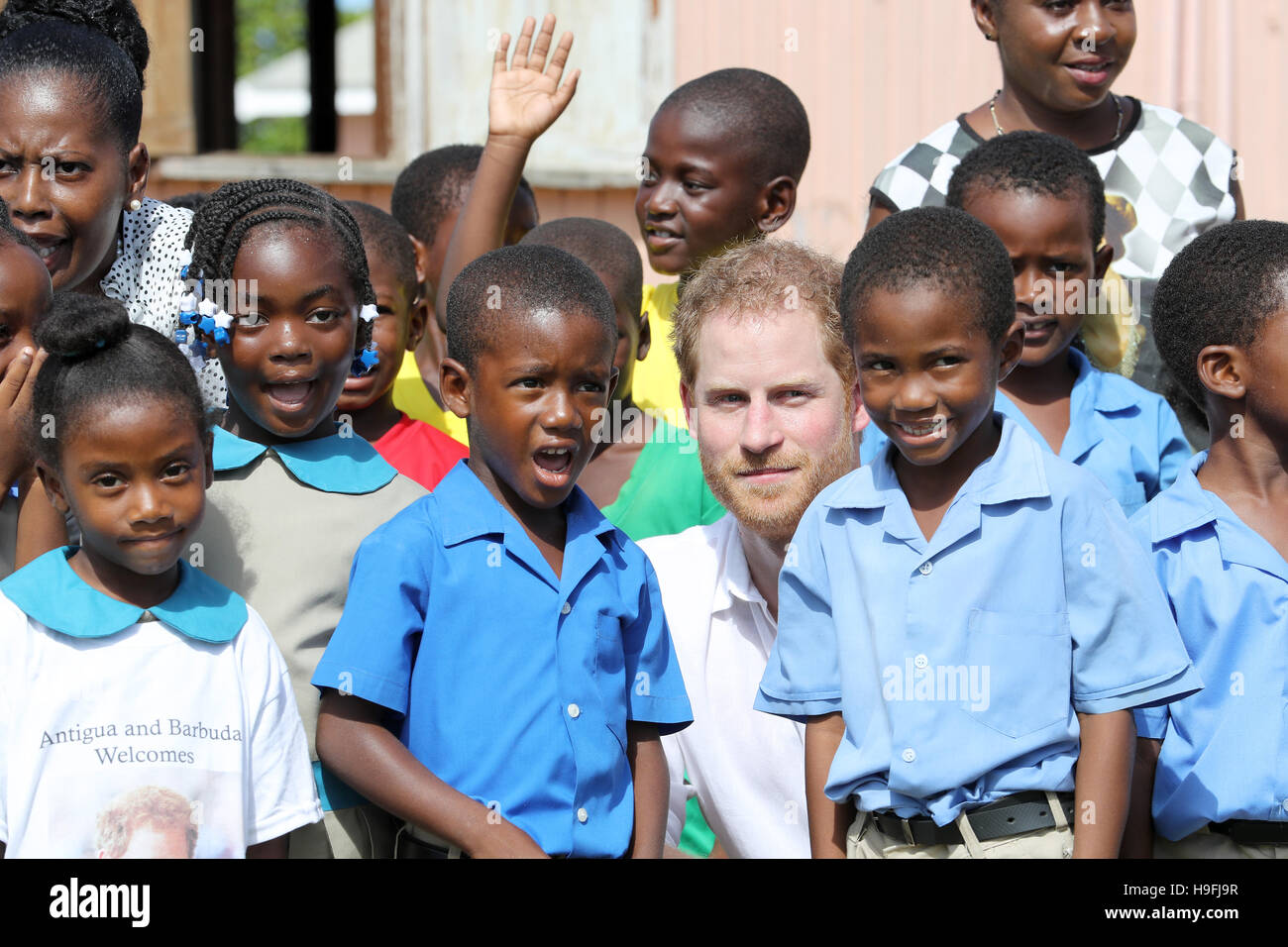 Prince Harry joins pupils at Holy Trinity primary school and nursery on ...