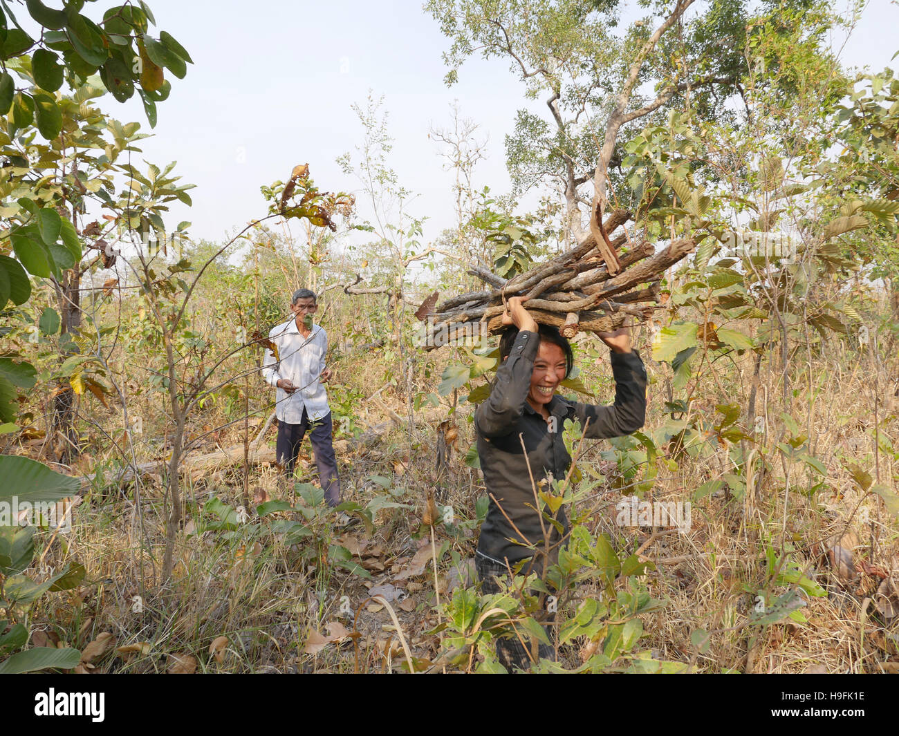 Cambodia, Stung Treng, Katot village, inhabited by Brao tribe ...